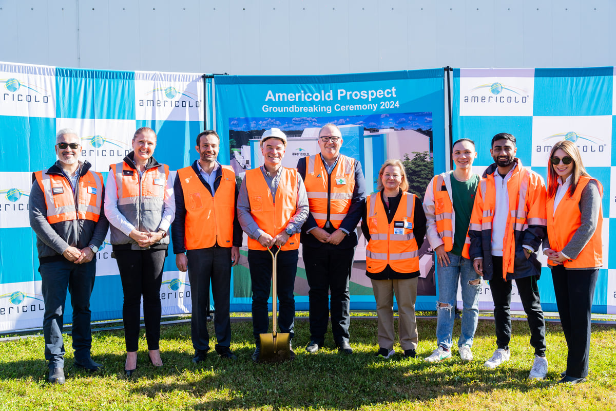 Americold breaks ground in Prospect