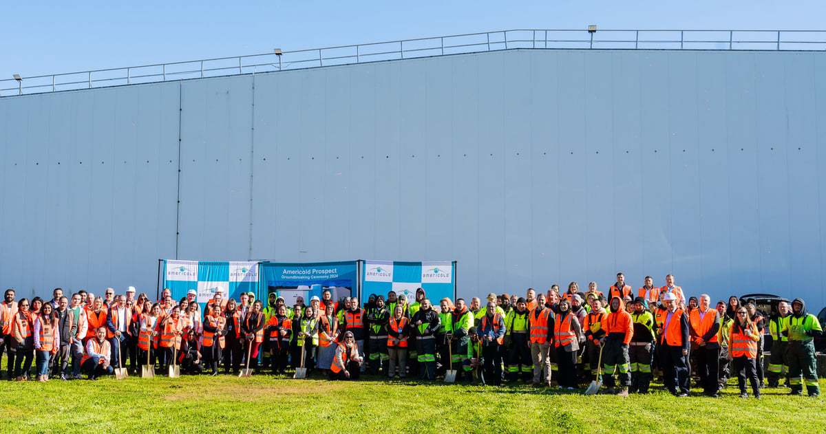 Americold breaks ground in Prospect